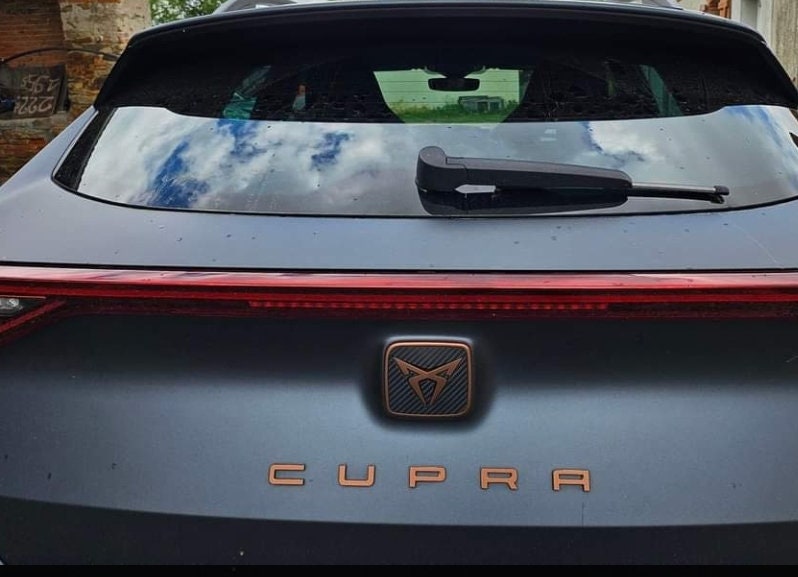 Covering Copper Lettering Cupra Logo Rear FORMENTOR sticker ...
