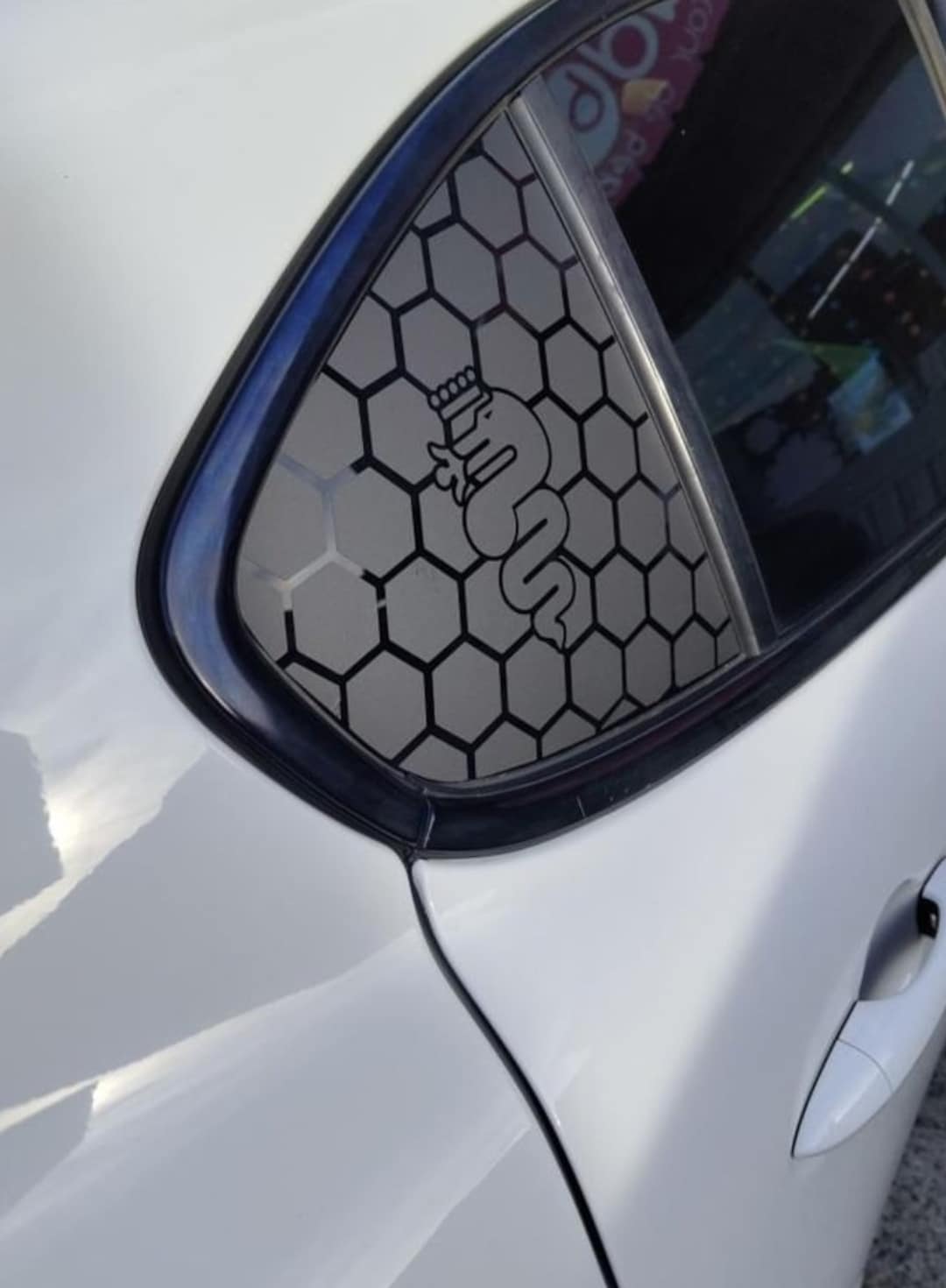 2x Stickers Avery Giulia Veloce MY19 2016-2020 Matte Black Customizable ...