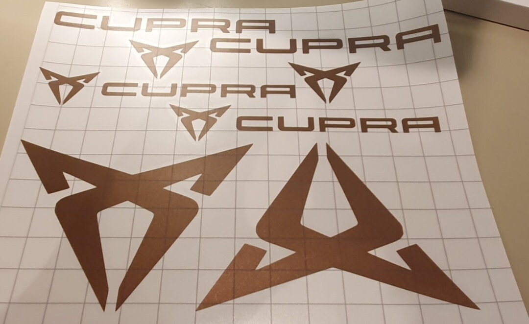 6X Stickers 15cm Cupra Copper Color for Formentor Leon Ateca 5F KL - Etsy