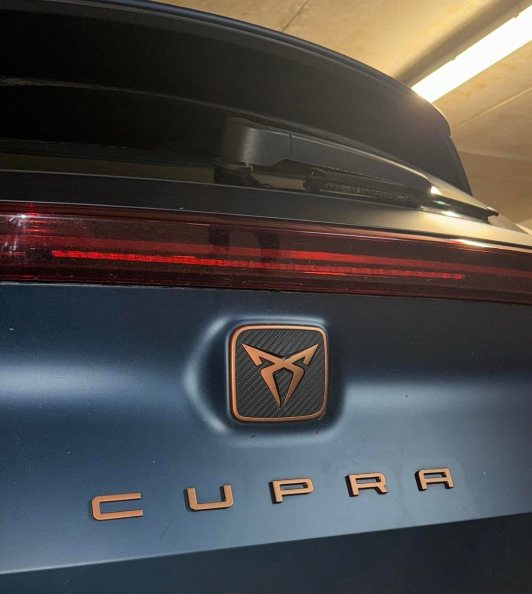 Covering Copper Lettering Cupra Logo Rear FORMENTOR sticker ...