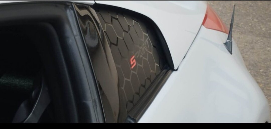 2X Avery 350z Honeycomb Matt Black Stickers Text of Your Choice Nissan ...