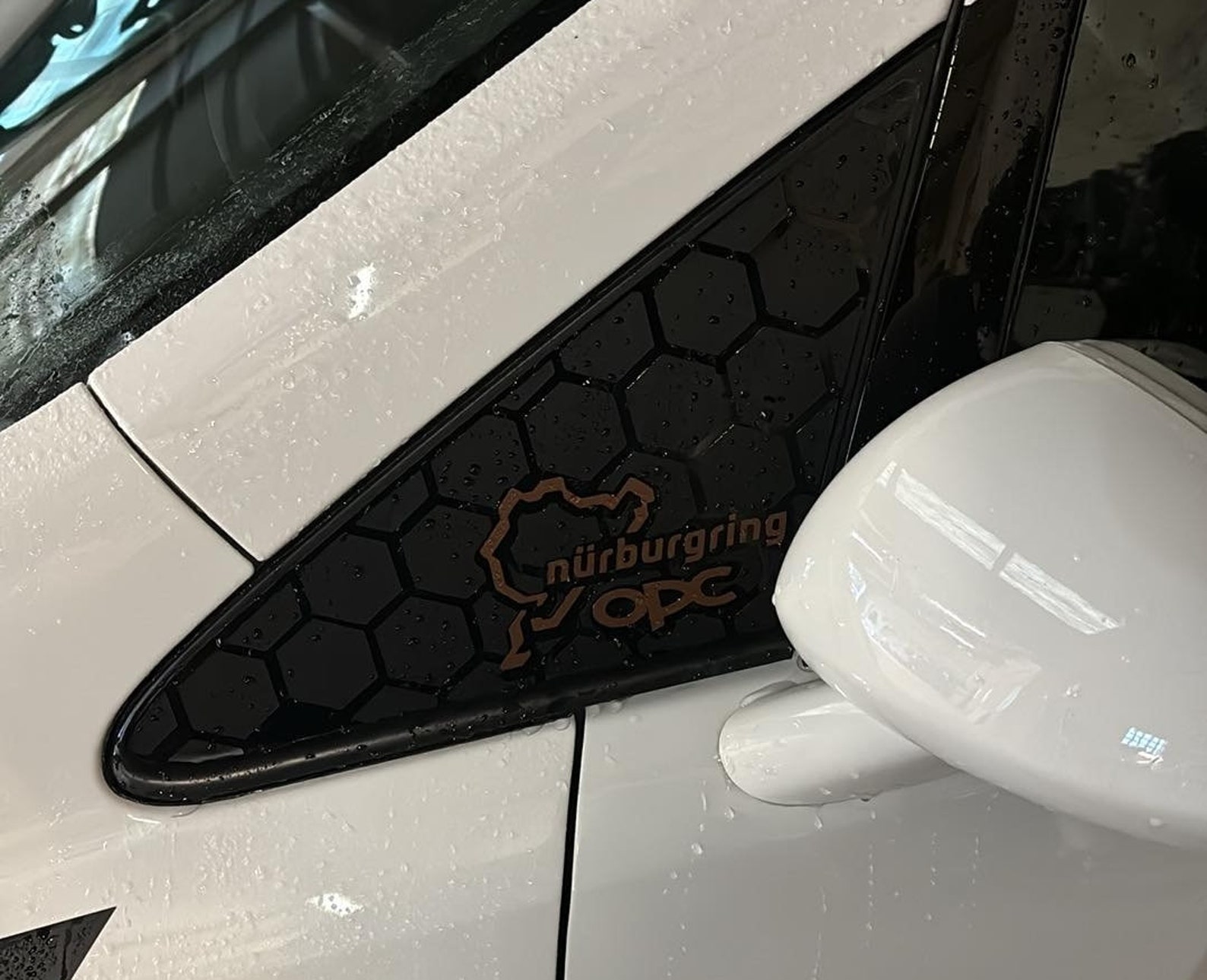 2x Front Window Stickers Corsa OPC With Circuit or GSI Matt Black / Opc ...