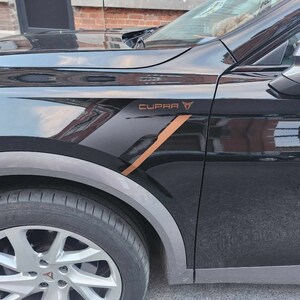 2X Avery New Cupra Logo Fender Stickers for Formentor 5F 1p Matt Black ...