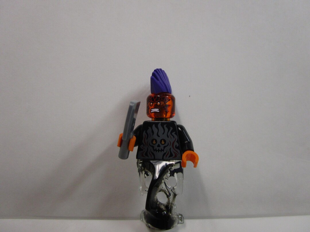 Lego Fiery Ghost With Cleaver Halloween Minifigure - Etsy