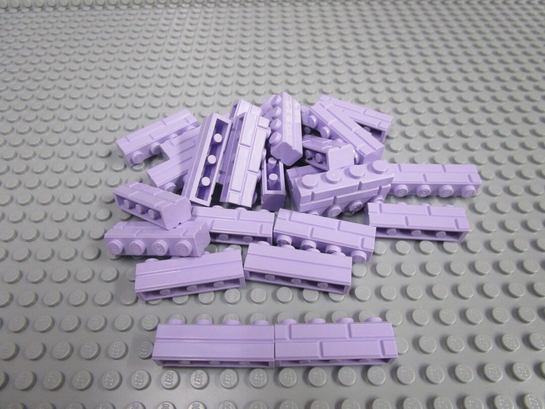 Lego 1 X 4 Lavender Masonry Bricks 25ct - Etsy