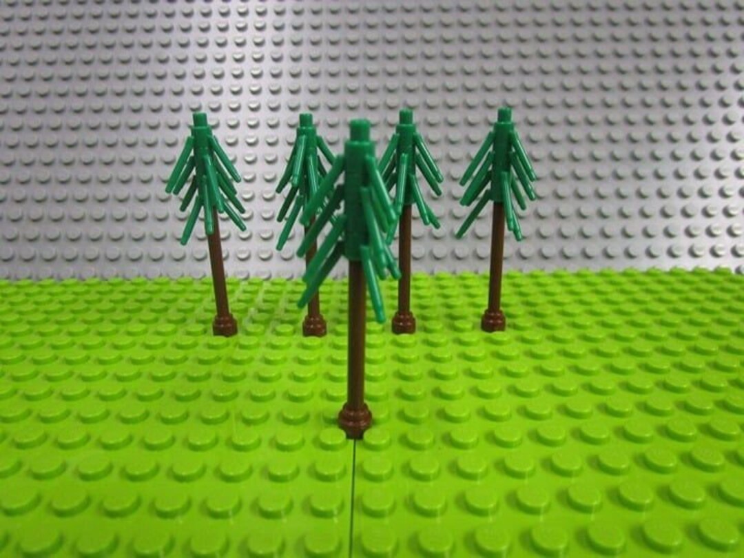 5 Lego Small Pine Trees - Etsy