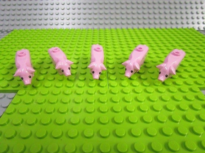 5 Lego Pigs - Etsy