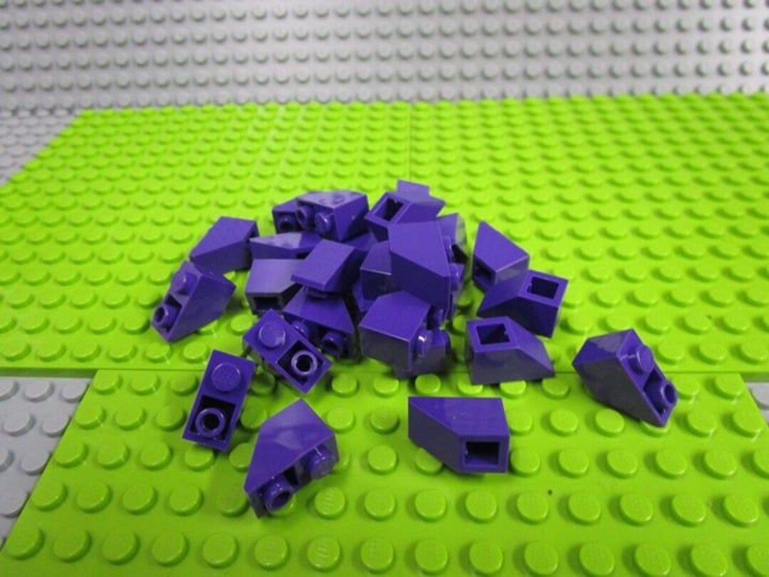 25ct Lego Dark Purple Slope, Inverted 45 2 X 1 - Etsy
