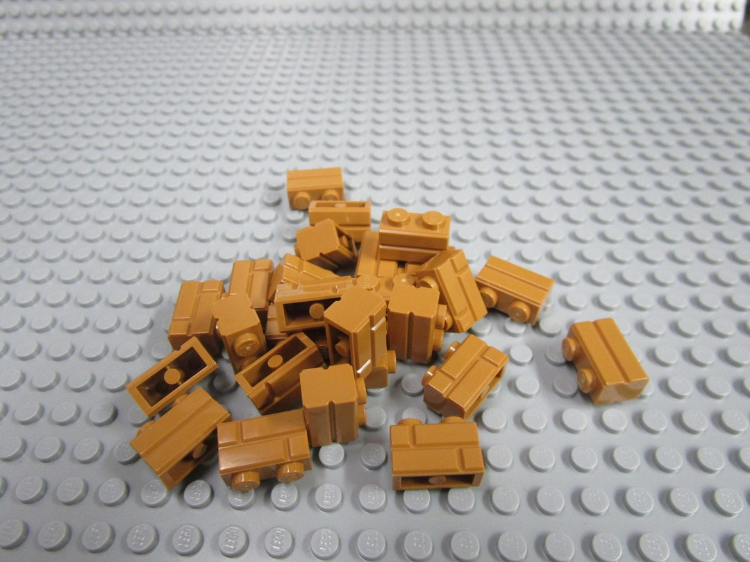 Lego 1 X 2 Medium Nougat Masonry Bricks 25ct - Etsy