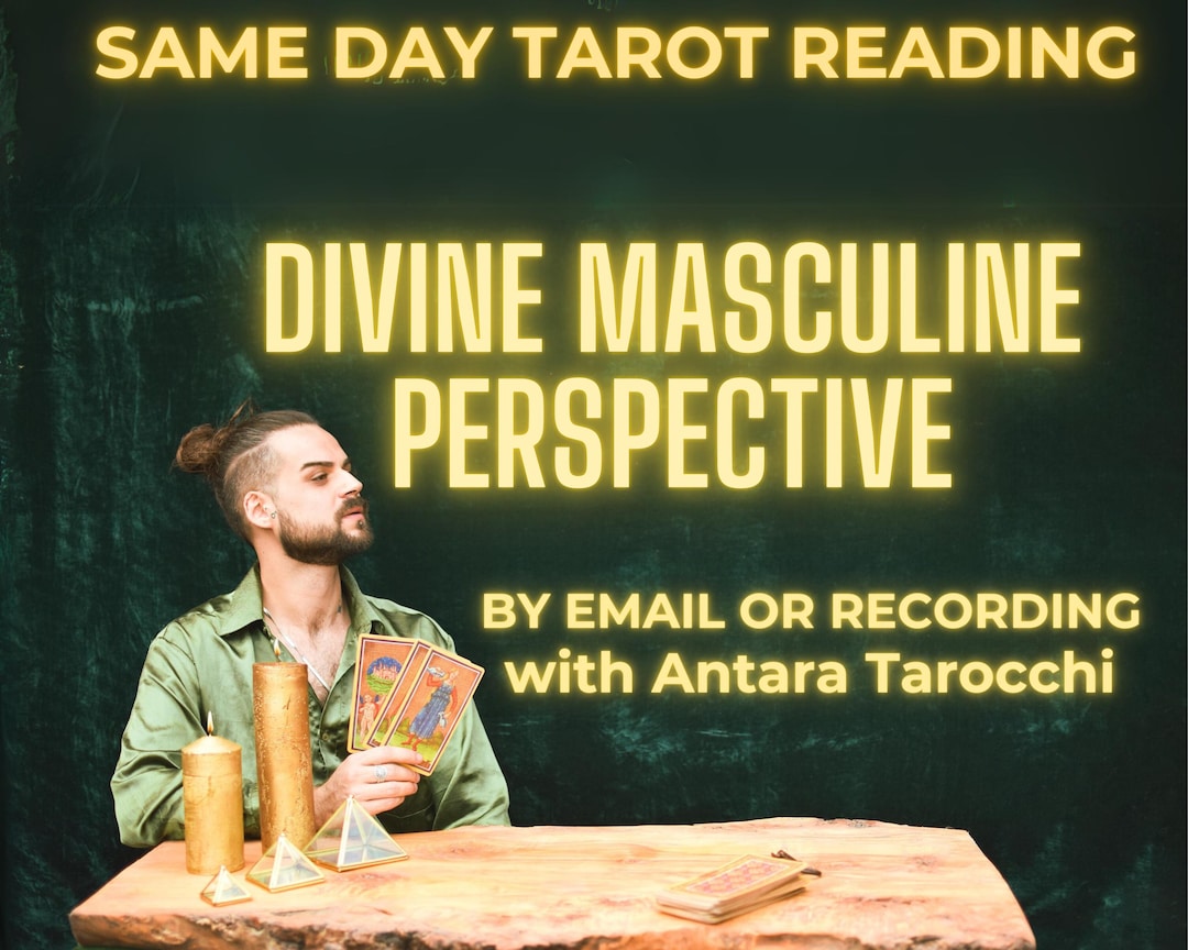 Divine Masculine: Masculine Perspective Tarot Reading Psychic Tarot ...