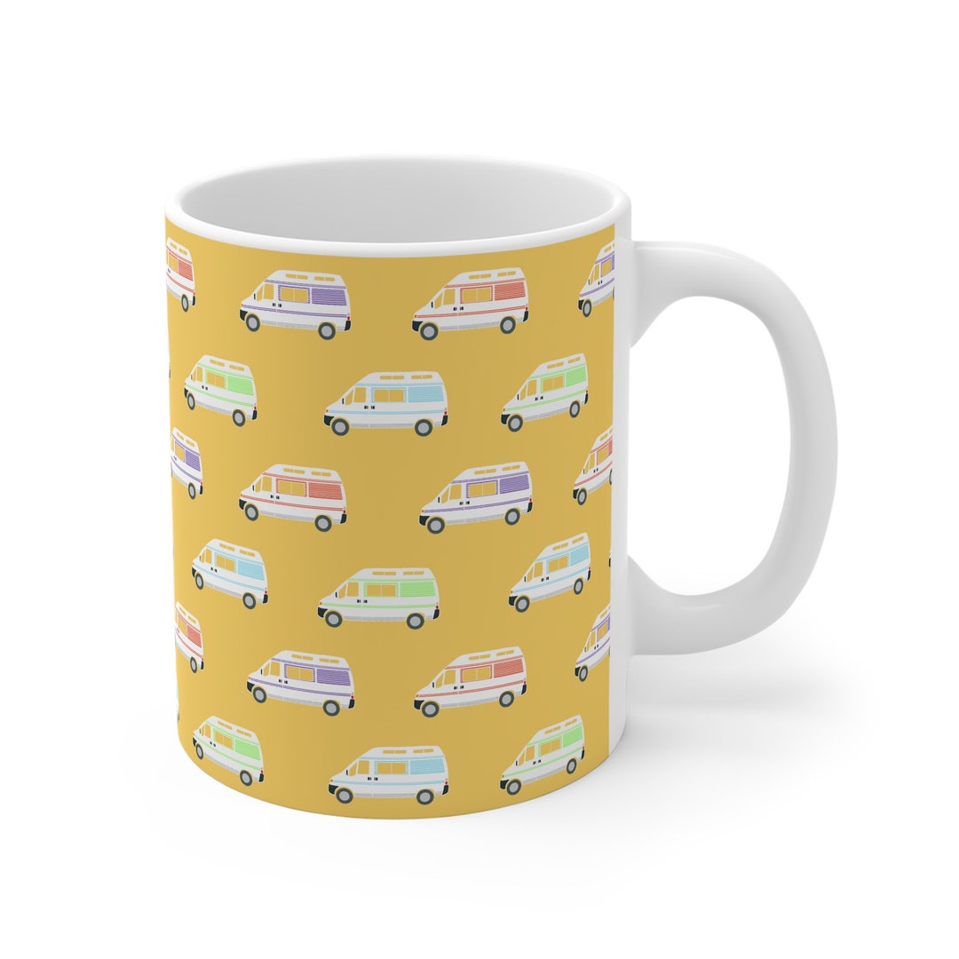 Retro Campervan Mug 11oz White Mug Harmony Symphony Symbol Talbot ...