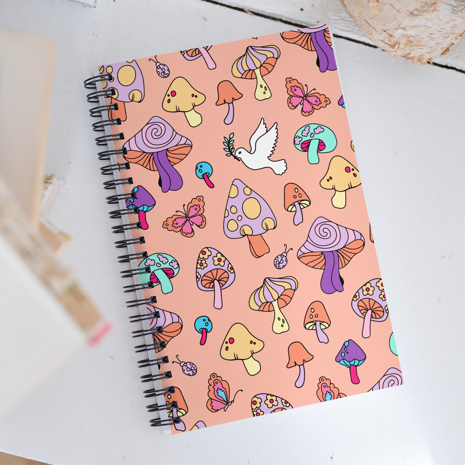 Mushroom Notebook, Fungi Notebook, Forest Inspired Journal, Toadstool ...