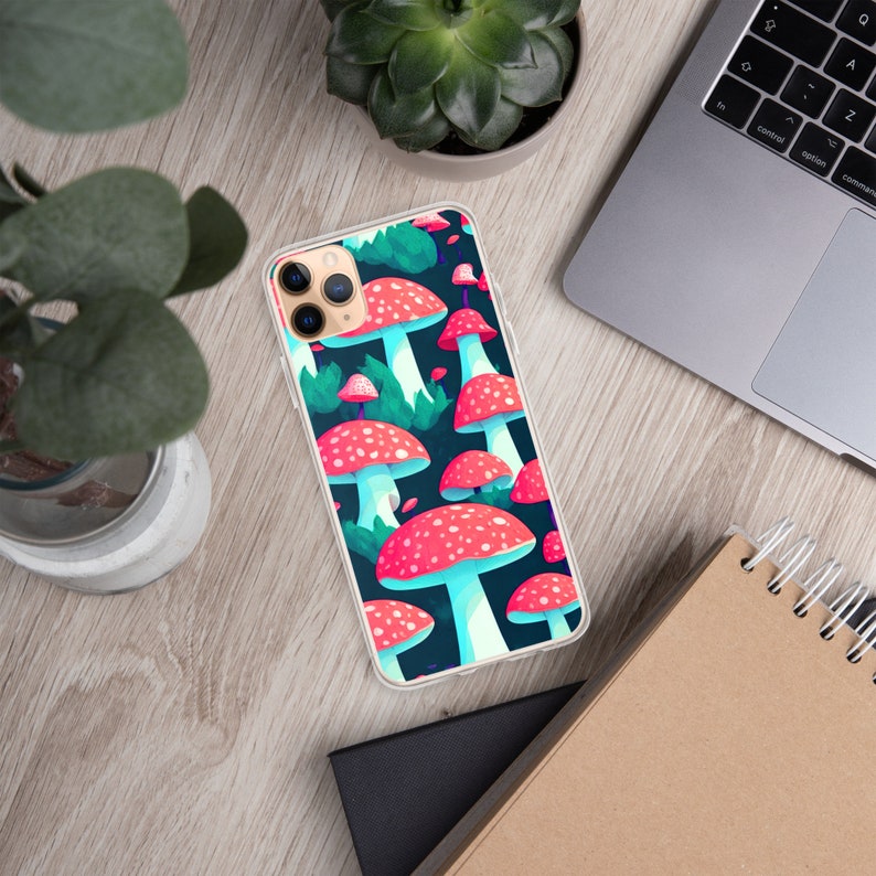 Mushroom iPhone Case: Fungi Toadstool Cover, Nature Lover Gift - Etsy