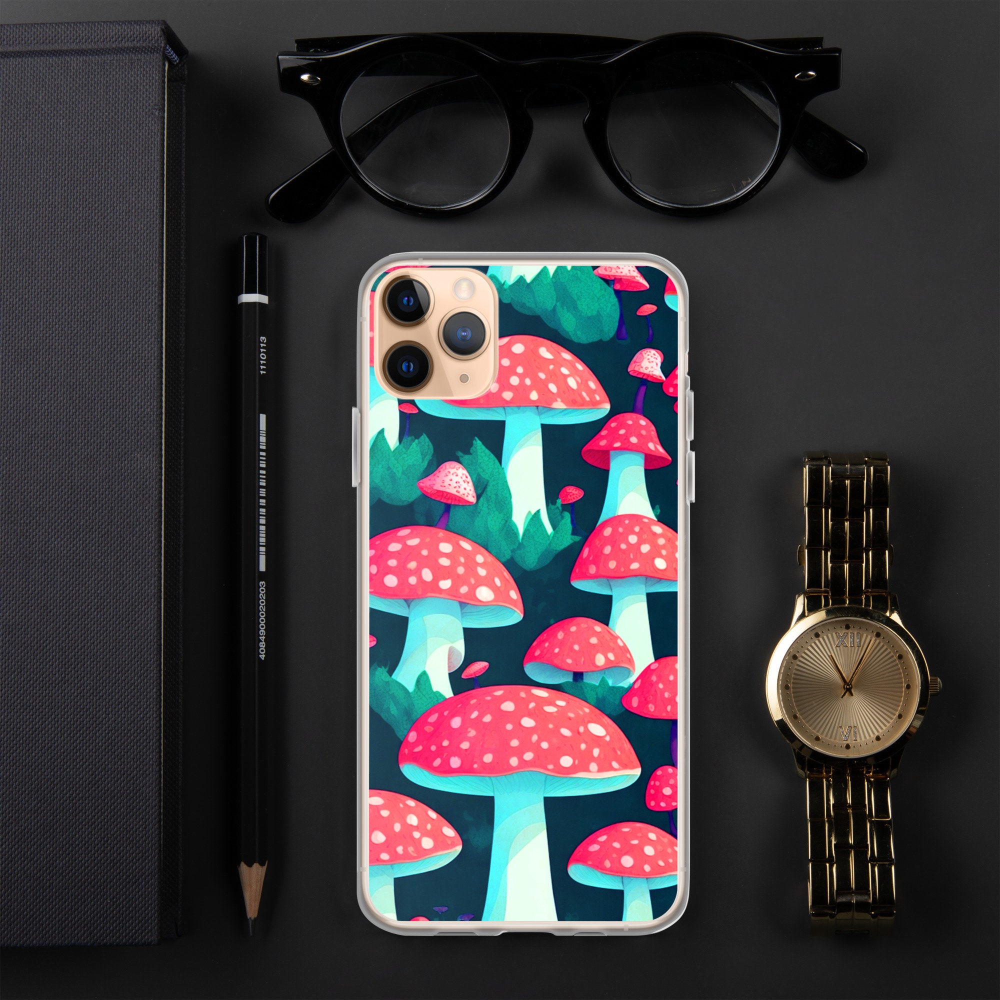 Mushroom iPhone Case: Fungi Toadstool Cover, Nature Lover Gift - Etsy