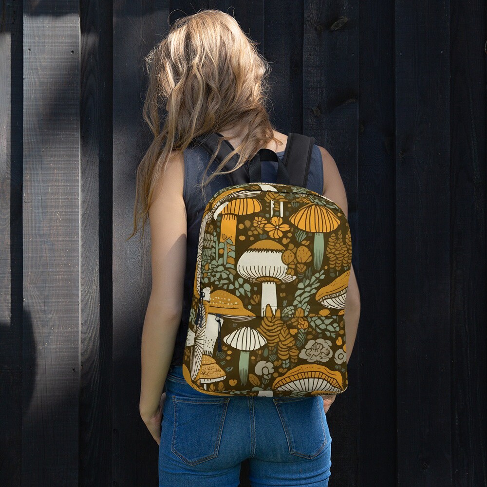Mushroom Backpack Fungi Backpack Forest Inspired School - Etsy