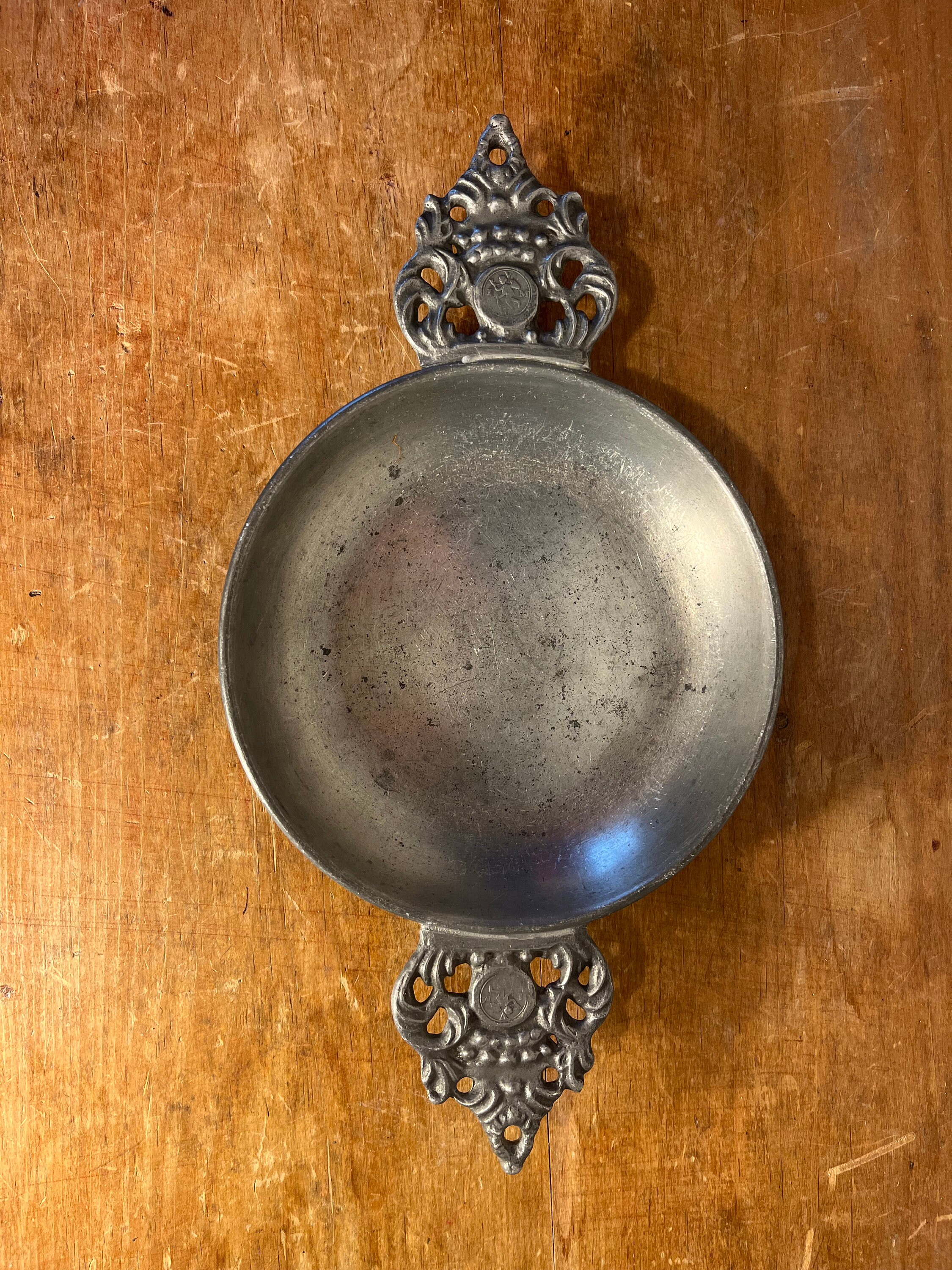 Vintage Pewter Porringer - Etsy