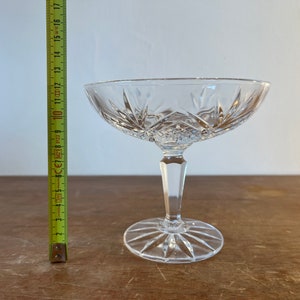Vintage Cut Crystal Compote - Etsy
