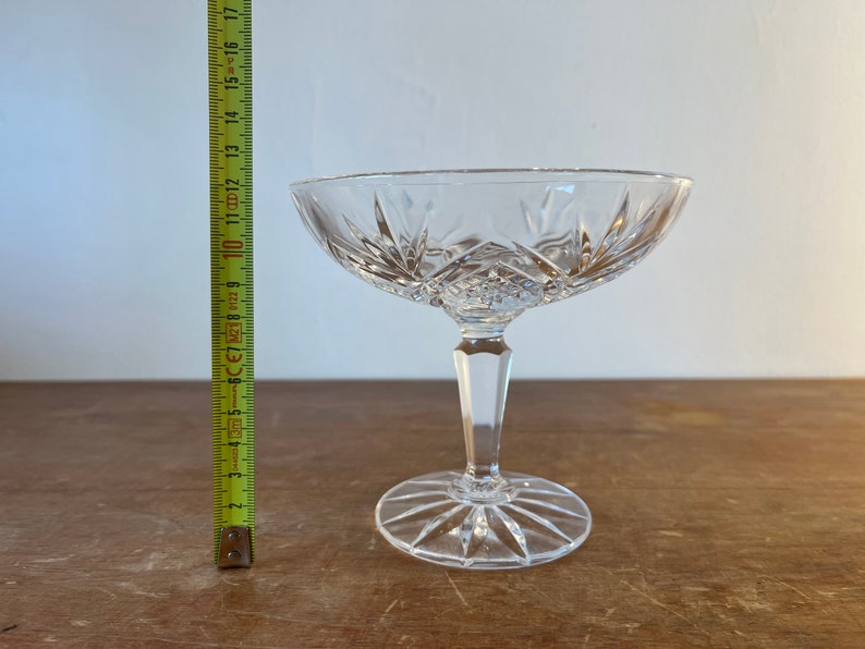 Vintage Cut Crystal Compote - Etsy