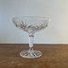 Vintage Cut Crystal Compote - Etsy