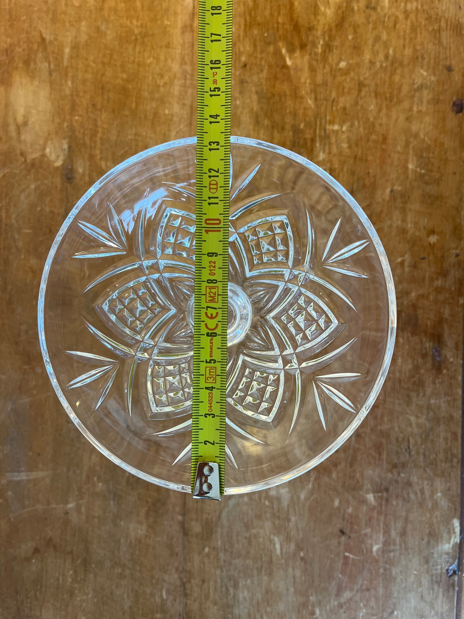 Vintage Cut Crystal Compote - Etsy