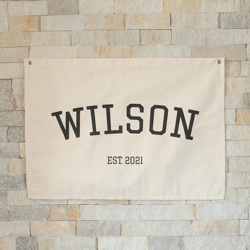 Last Name Sign - Etsy