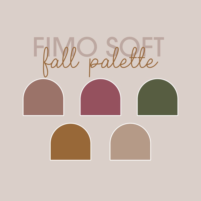 Fimo Soft / Color Recipe / Fall Palette - Etsy