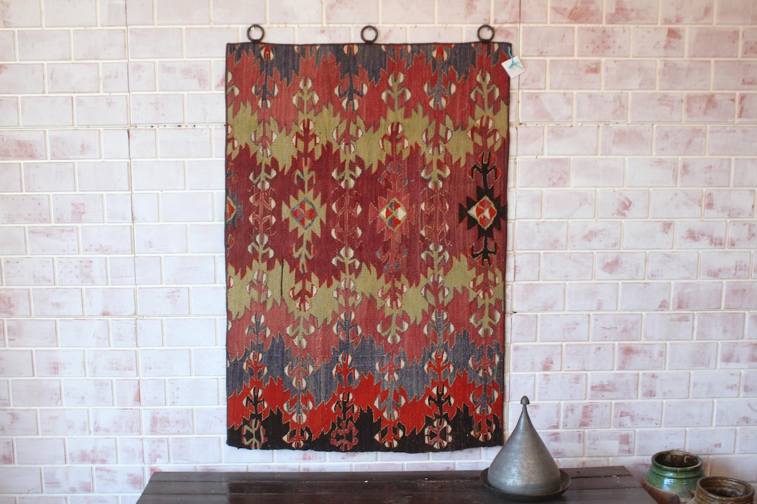 34x50 Aztec Style Wall Rug, Ethnic Tapestry, Bohemian Tapestry, Boho Wall Hanging - Etsy