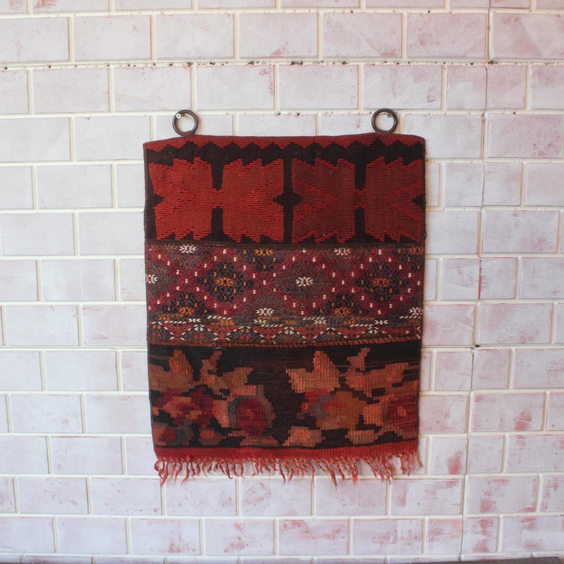 Red Wall Hanging - Etsy