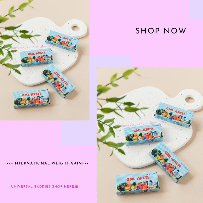 2 PACKS OF GML Apeti, Weight Gain Supplement, Super Apeti, Bbl ...