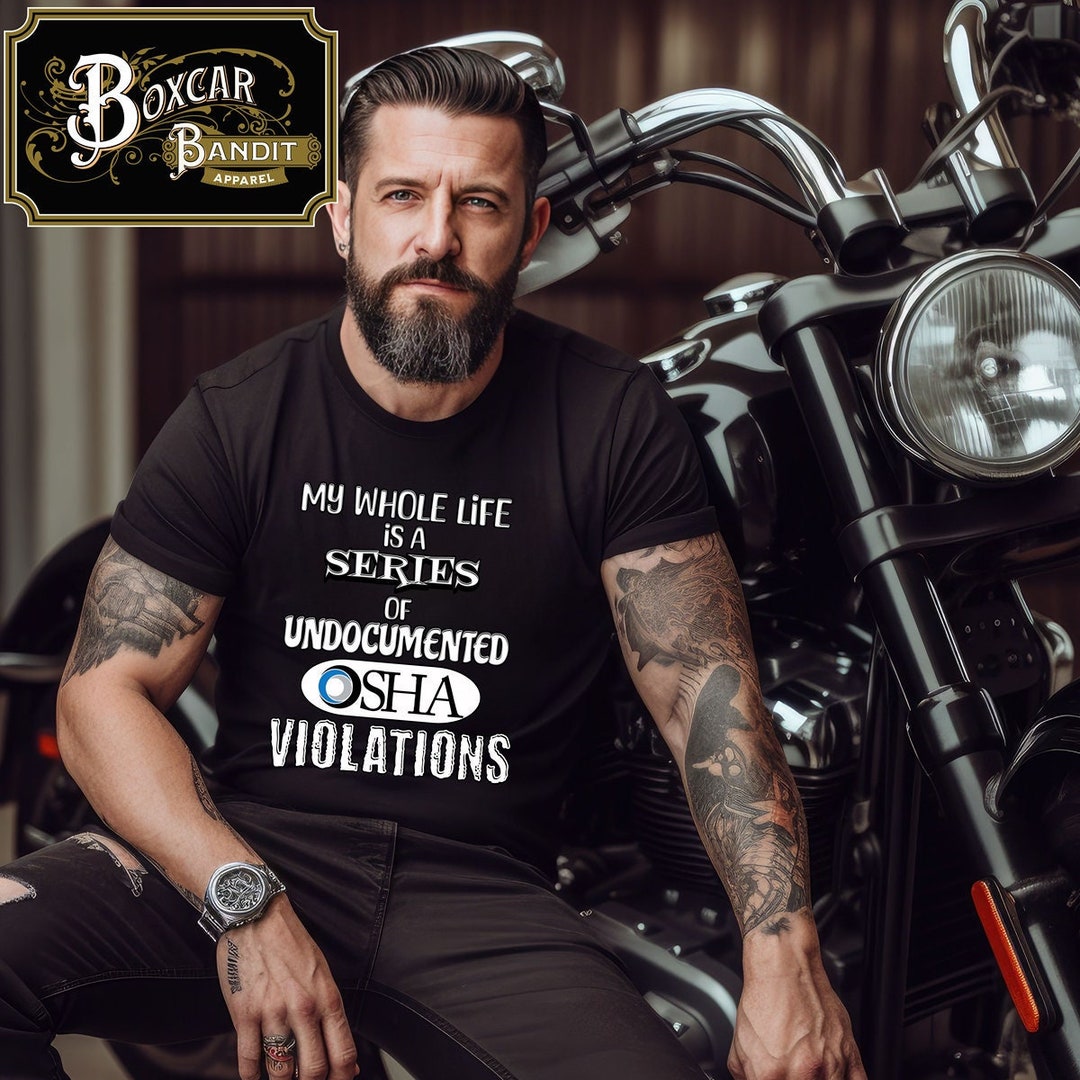 OSHA Violations Tshirt, Funny Shirts, Funny Work Shirt, Unisex Classic ...