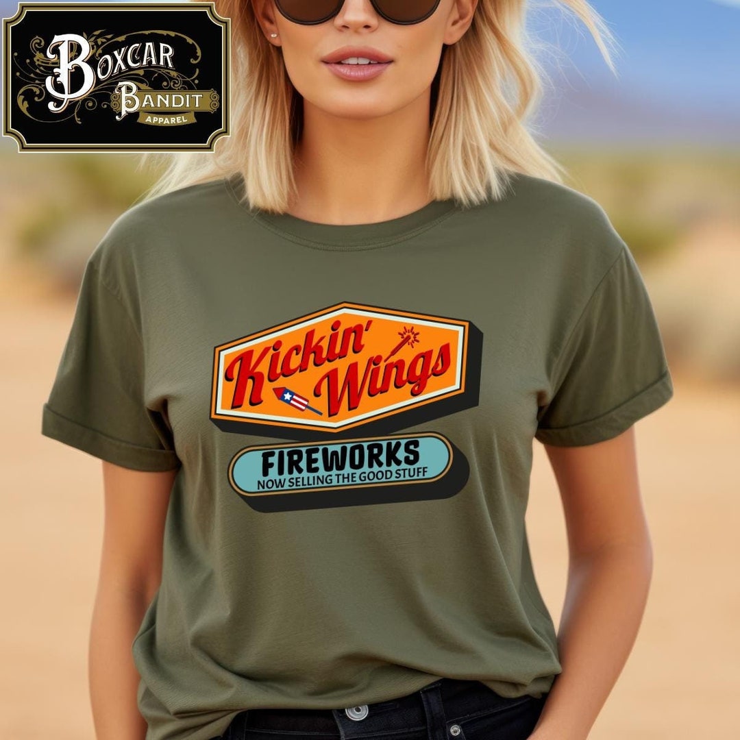 Kickin' Wings Fireworks, Joe Dirt, Front and Back Print, Back Has List ...