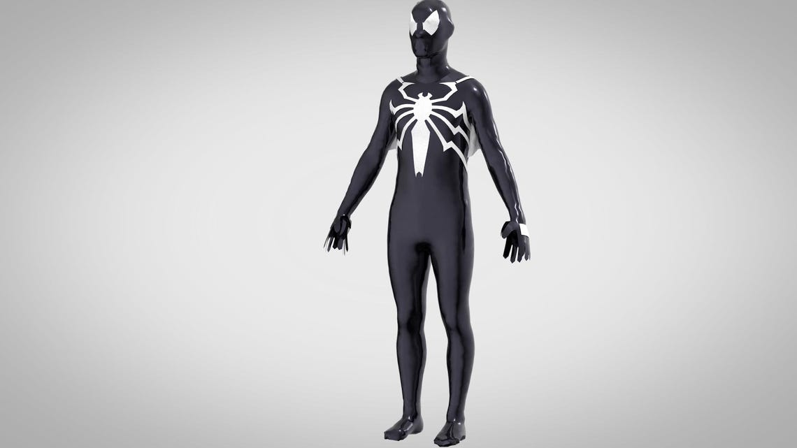 Spider-man 2 PS5 Symbiote Suit Sewing Pattern and Dye Sub Costume PDF ...