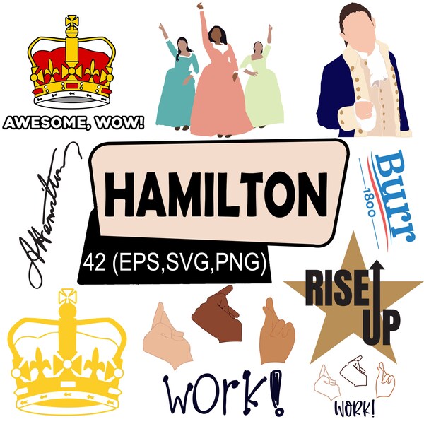 Hamilton Logo Svg - Etsy