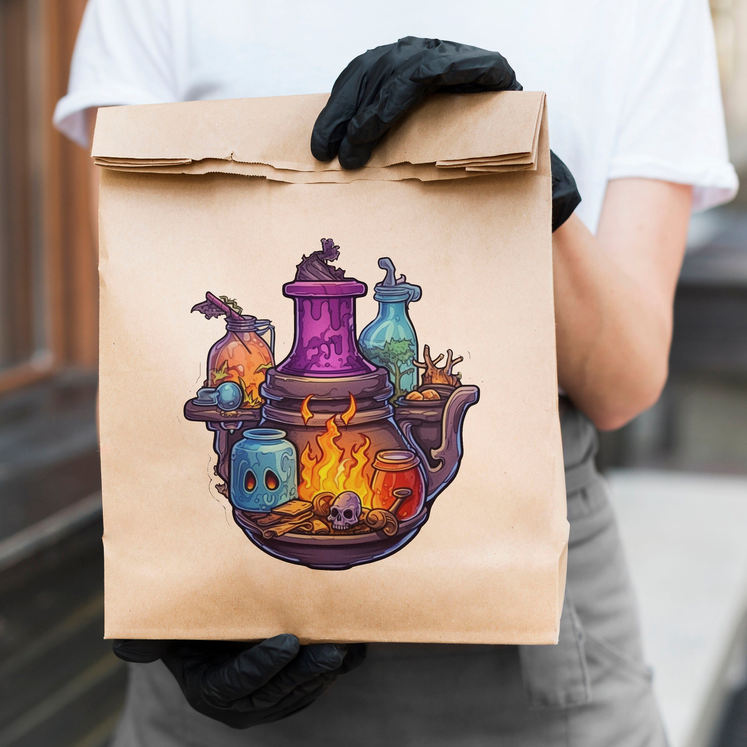Magic Potions Pngs Clipart Painted Colorful Magic Potion Illustrations ...