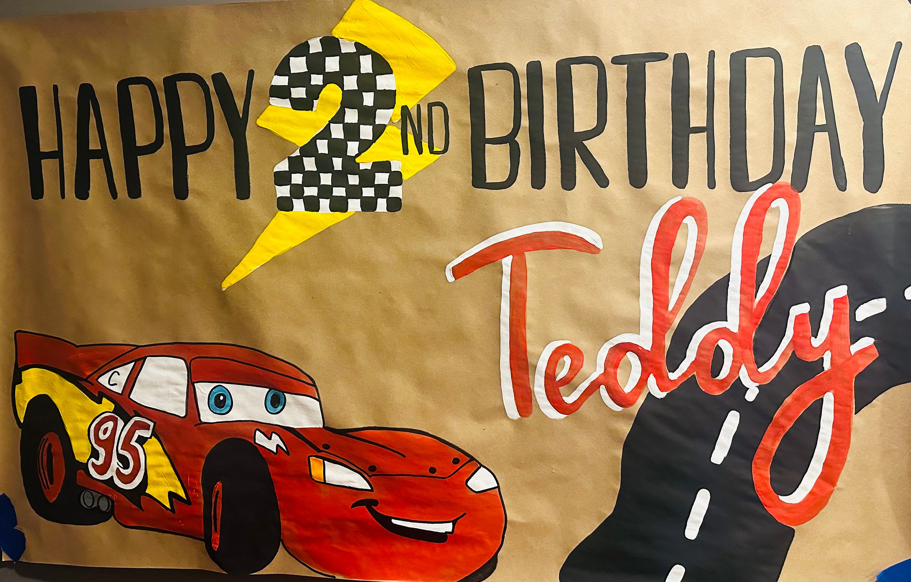 Customized Hand-painted Birthday Banner - Etsy