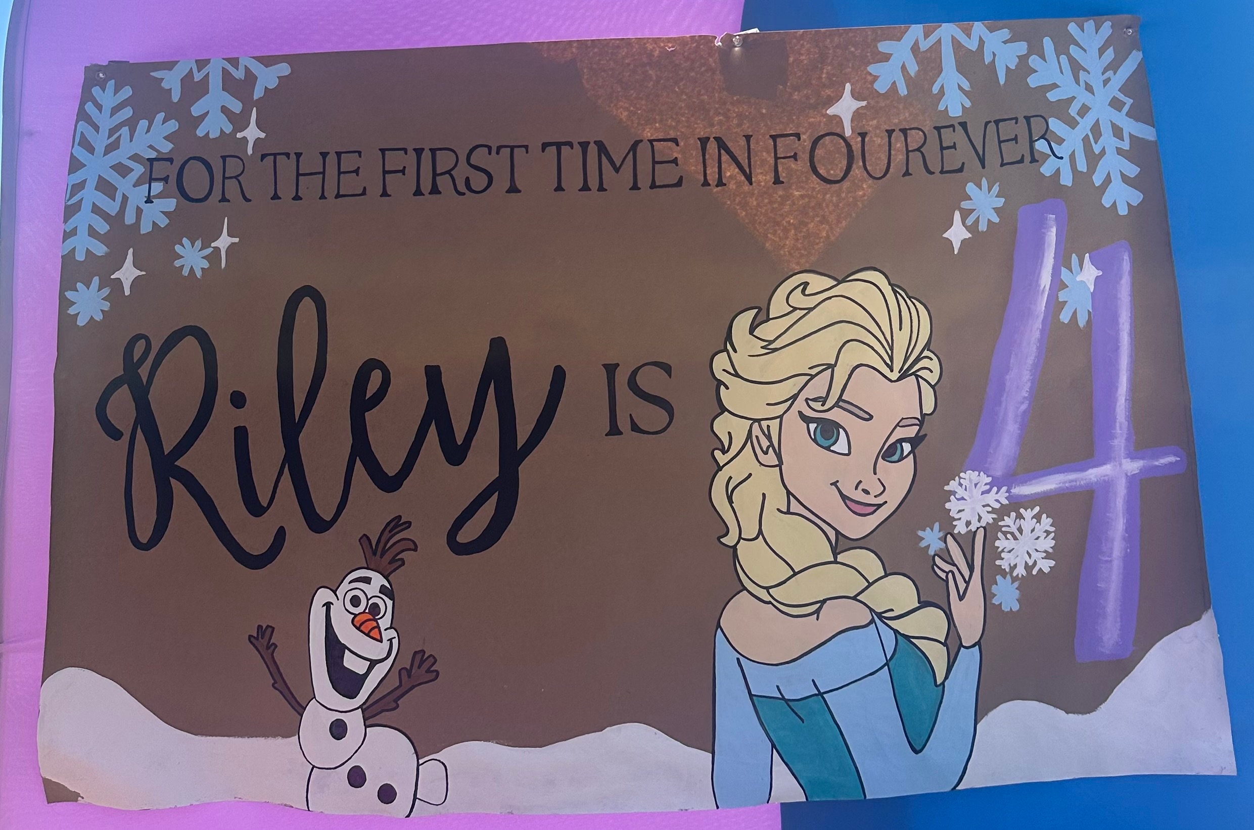 Customized Hand-painted Birthday Banner - Etsy