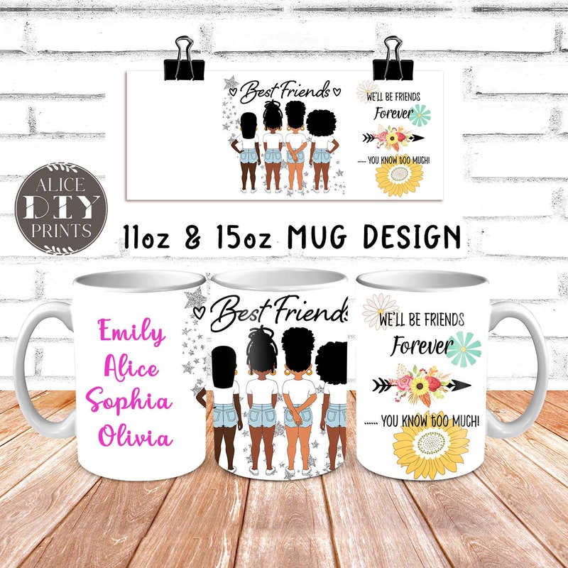 Best Friends Mug - Etsy