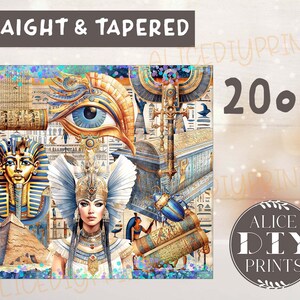 Fantasy Ancient Egypt 20oz World History Skinny Tumbler Wrap PNG ...