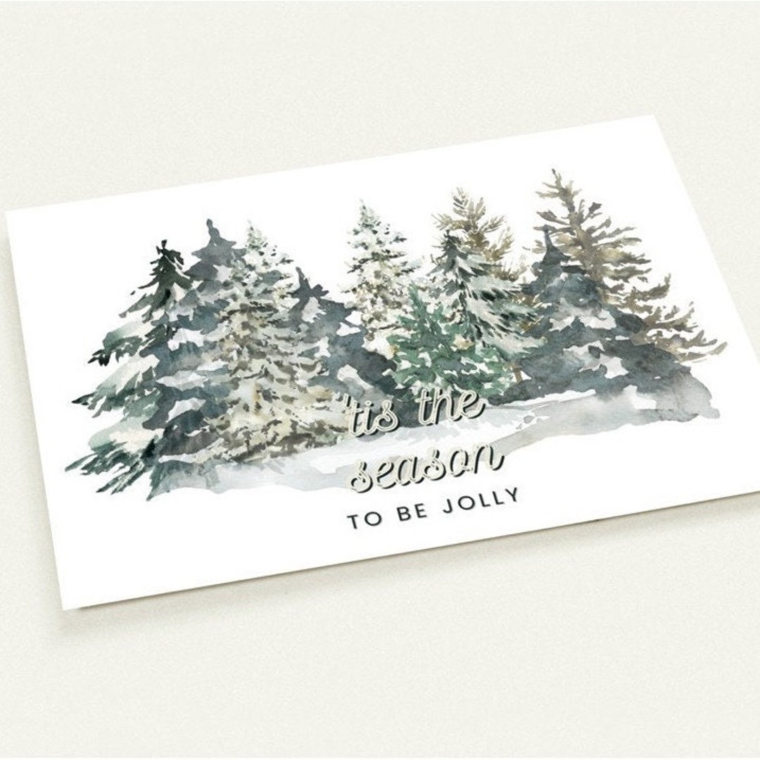 Postcard Forest Set of 10 Postcards 2-sided, Without Envelopes - Etsy
