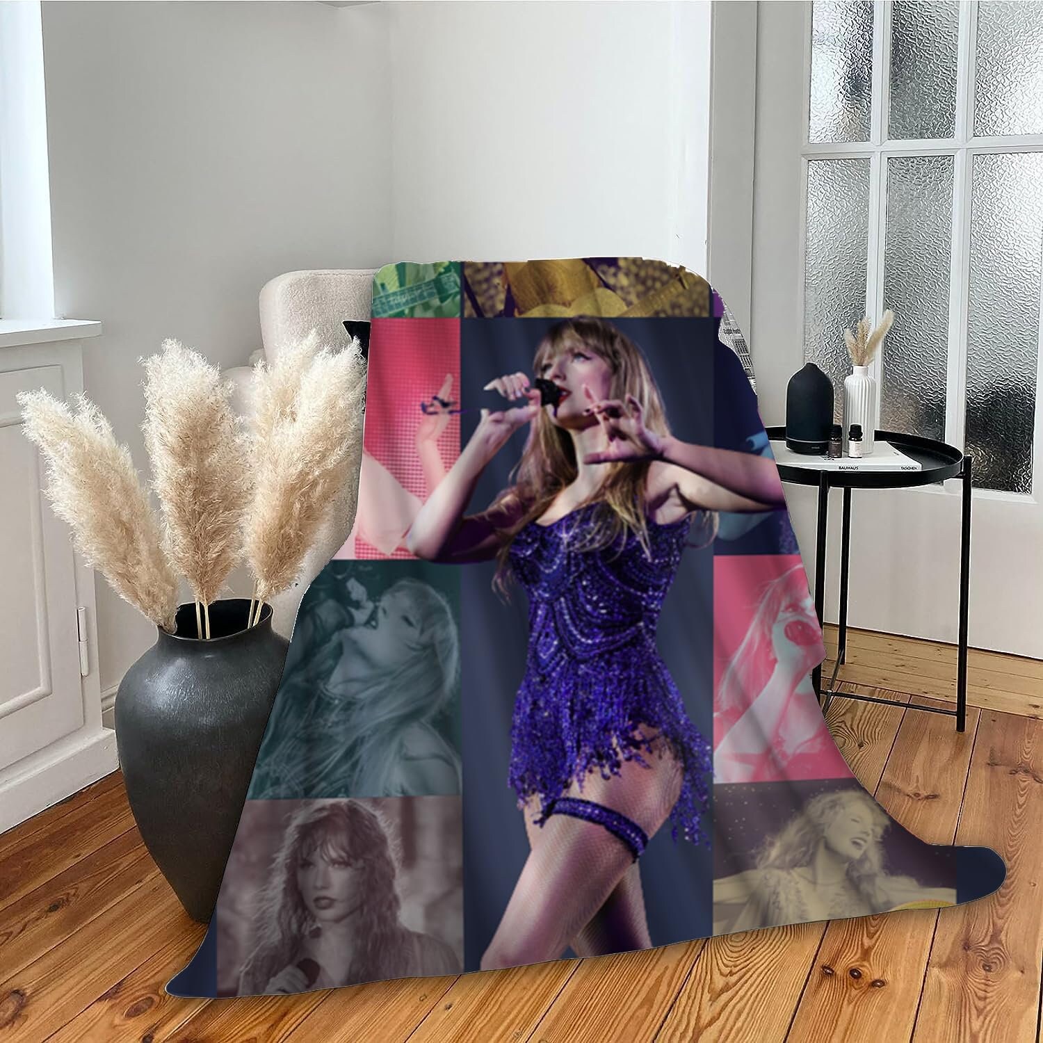 Tour Swift Blanket Taylor Singer Swift Music Album Cover Blanket, Album ...