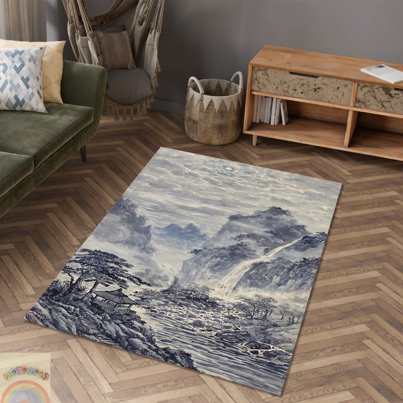 Japanese Design Area Rugs - Etsy