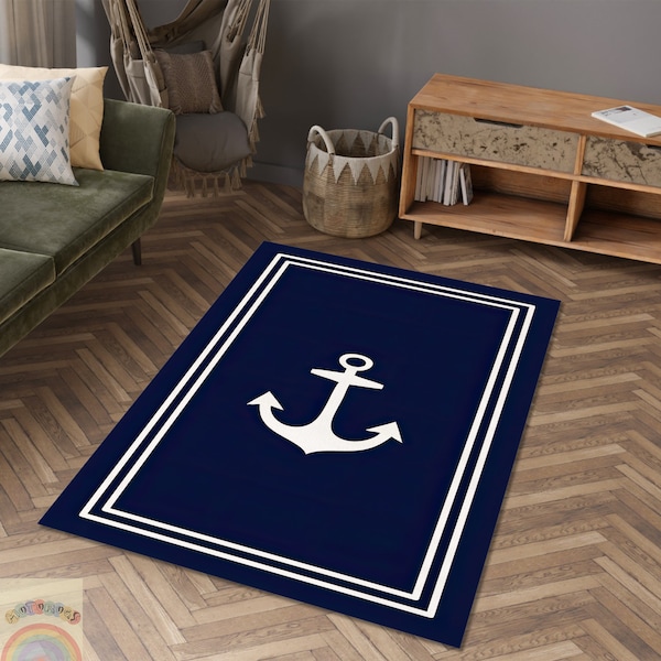 Nautical Rug - Etsy