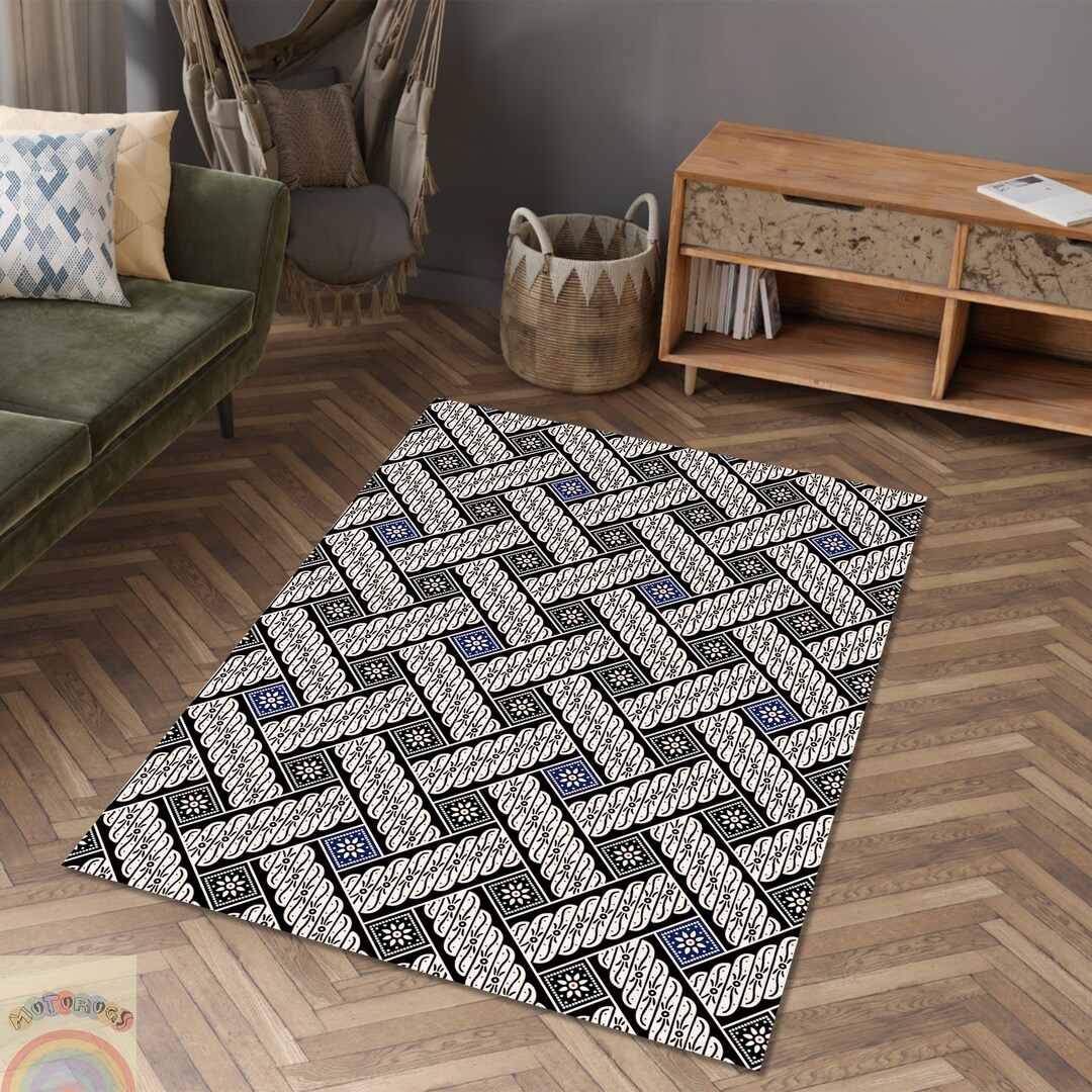 Zigzag Pattern Rug, Basic Pattern Rug, Geometric Pattern, Classical ...