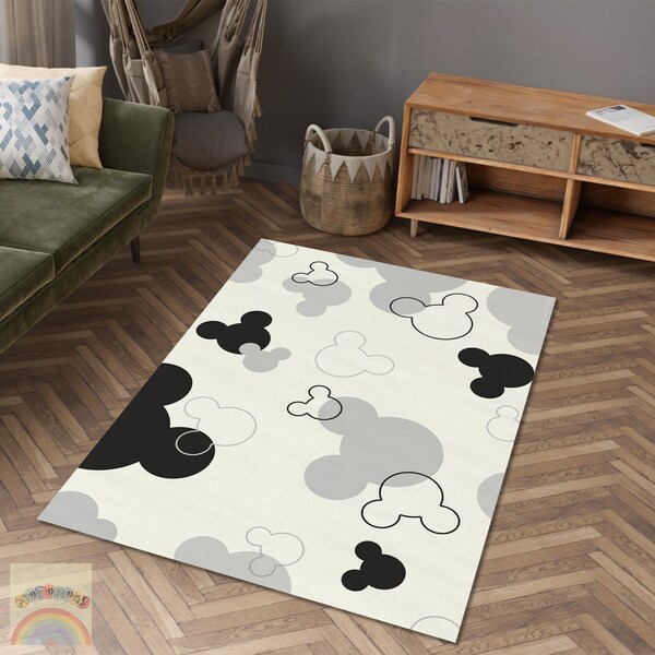 Mickey Mouse Rug - Etsy