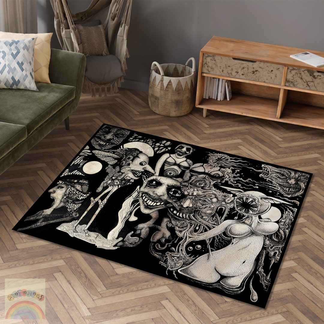 Scary Rug, Scary Monsters Rug, Paranormal Rug, Scary Carpet, Paranormal ...