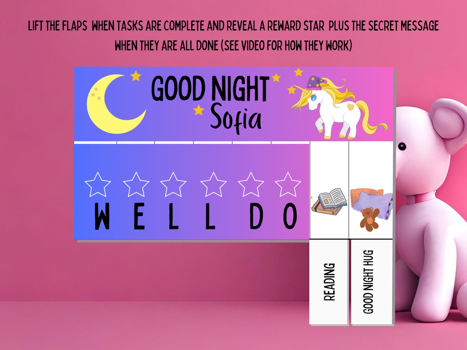 Personalised Visual Routine Chart Morning / Evening Learning Routine ...