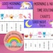 Personalised Visual Routine Chart Morning / Evening Learning Routine ...