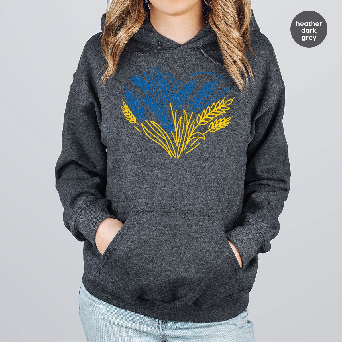 Ukraine Sweatshirt, Ukrainian Flag, Stand With Ukraine Long Sleeve ...