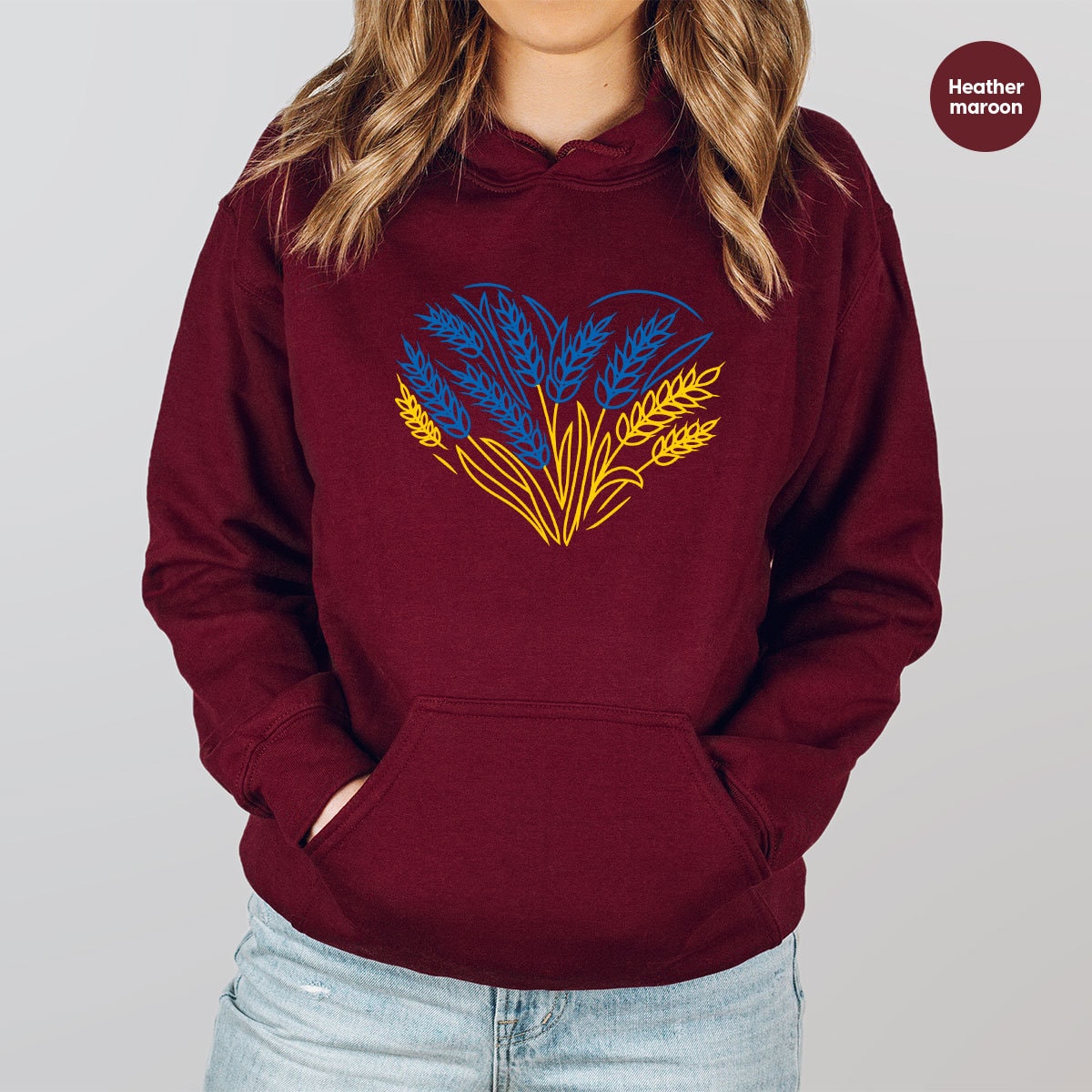 Ukraine Sweatshirt, Ukrainian Flag, Stand With Ukraine Long Sleeve ...