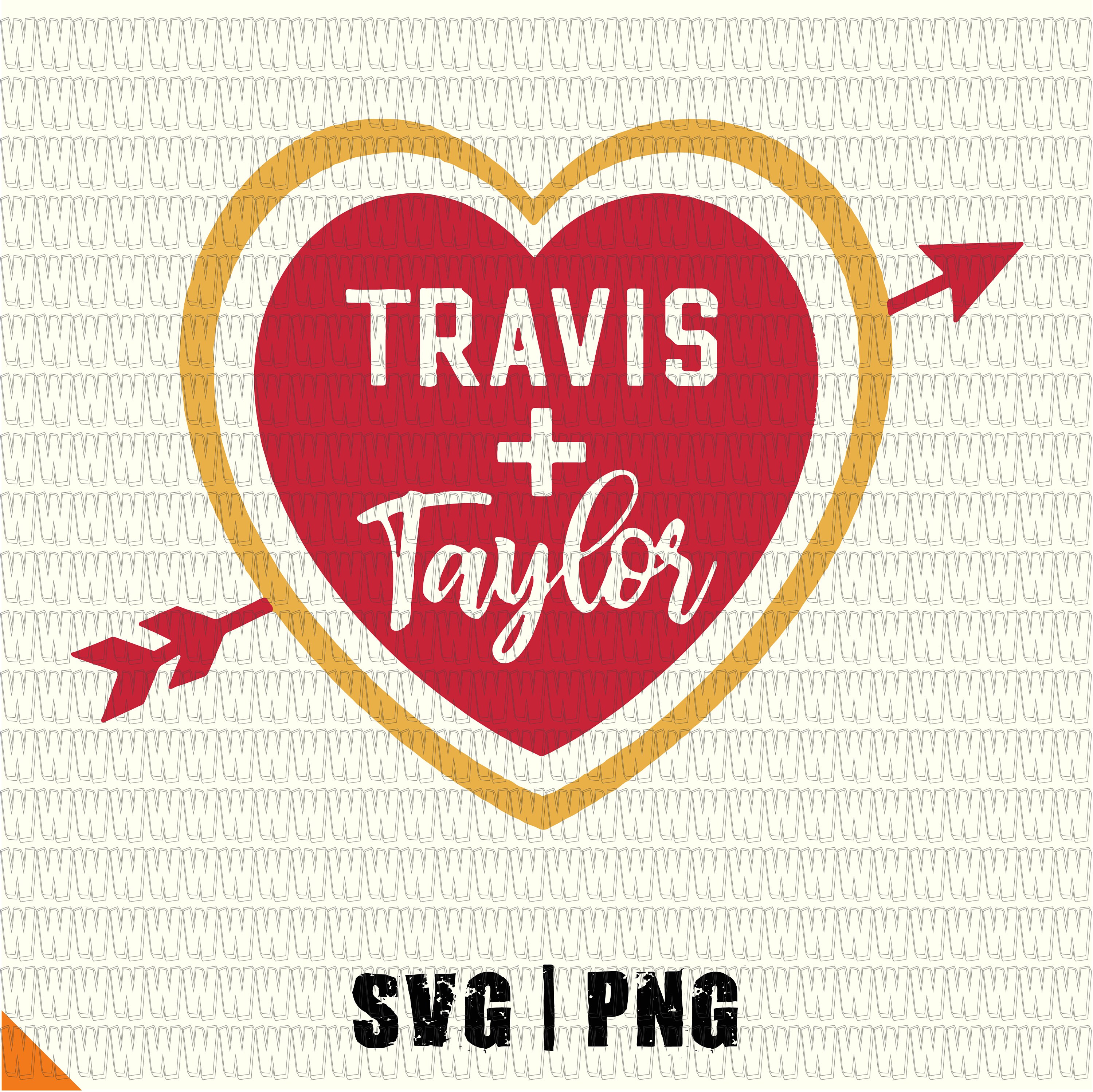 Travis and Taylor Svg-png-kelce Svg-taylor Swift Svg-png-swifty Svg ...